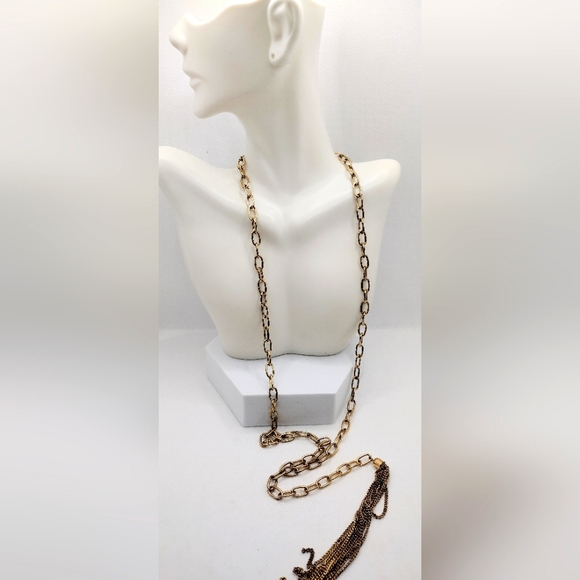 Source Unknown | Jewelry | Fashion Chain Link Boho Style Y Fringe ...